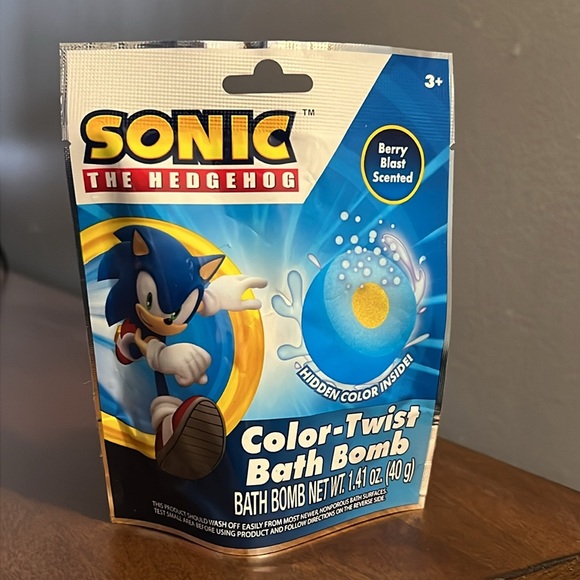 Sonic | Bath, Skin & Hair | Sonic The Hesgehog Color Twist Bath Bomb ...